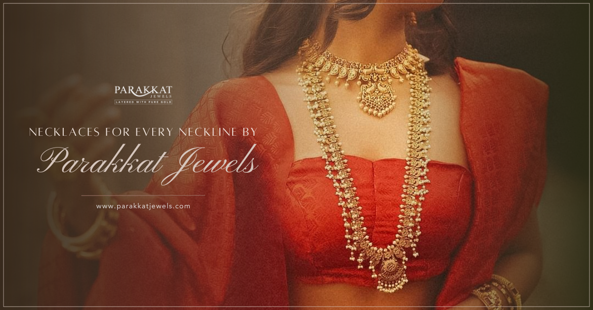 Shop 24k 1gm Gold Plated Necklaces Online at Parakkat Jewels