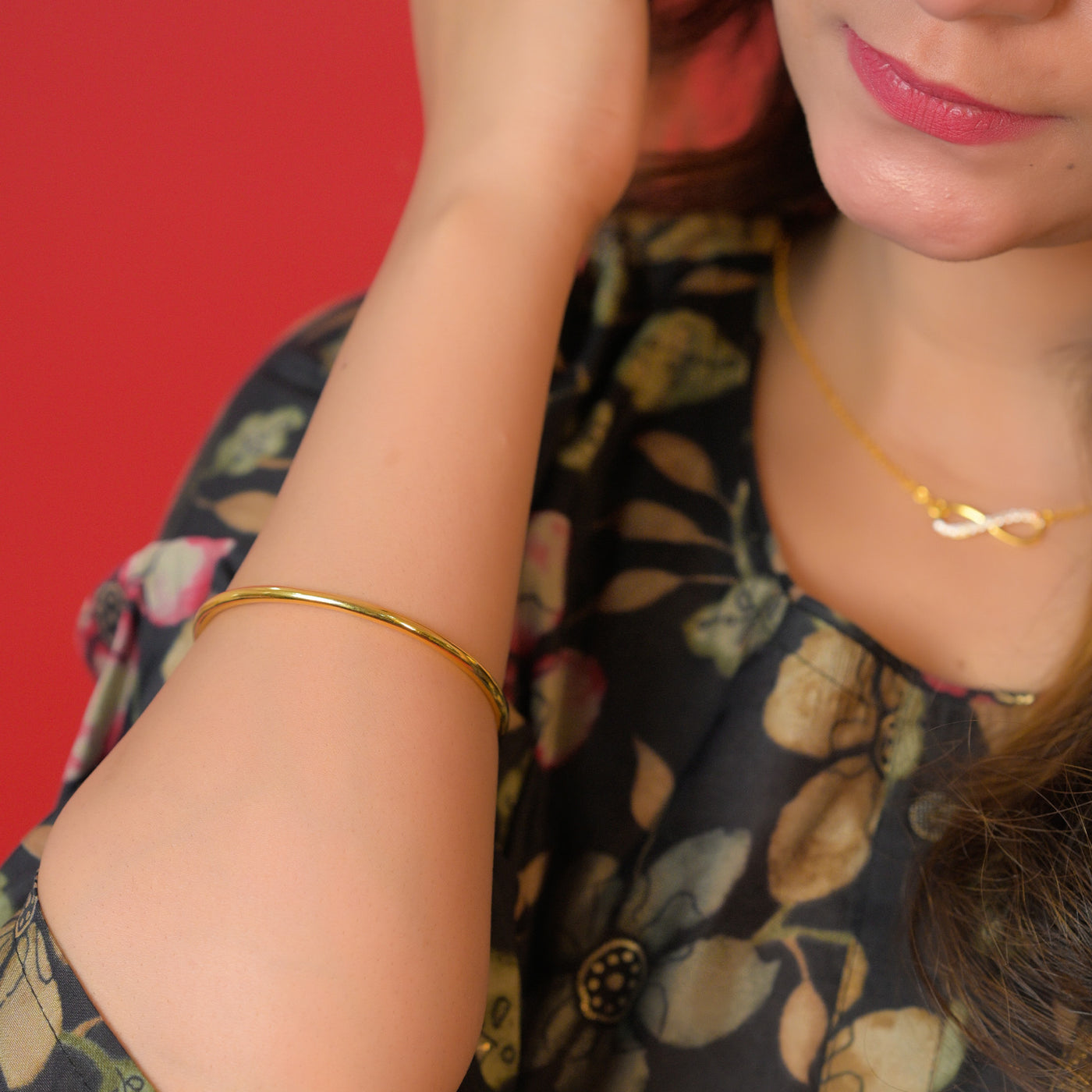 Light Weight Gold Layered Bangles for Women | Parakkat Jewels
