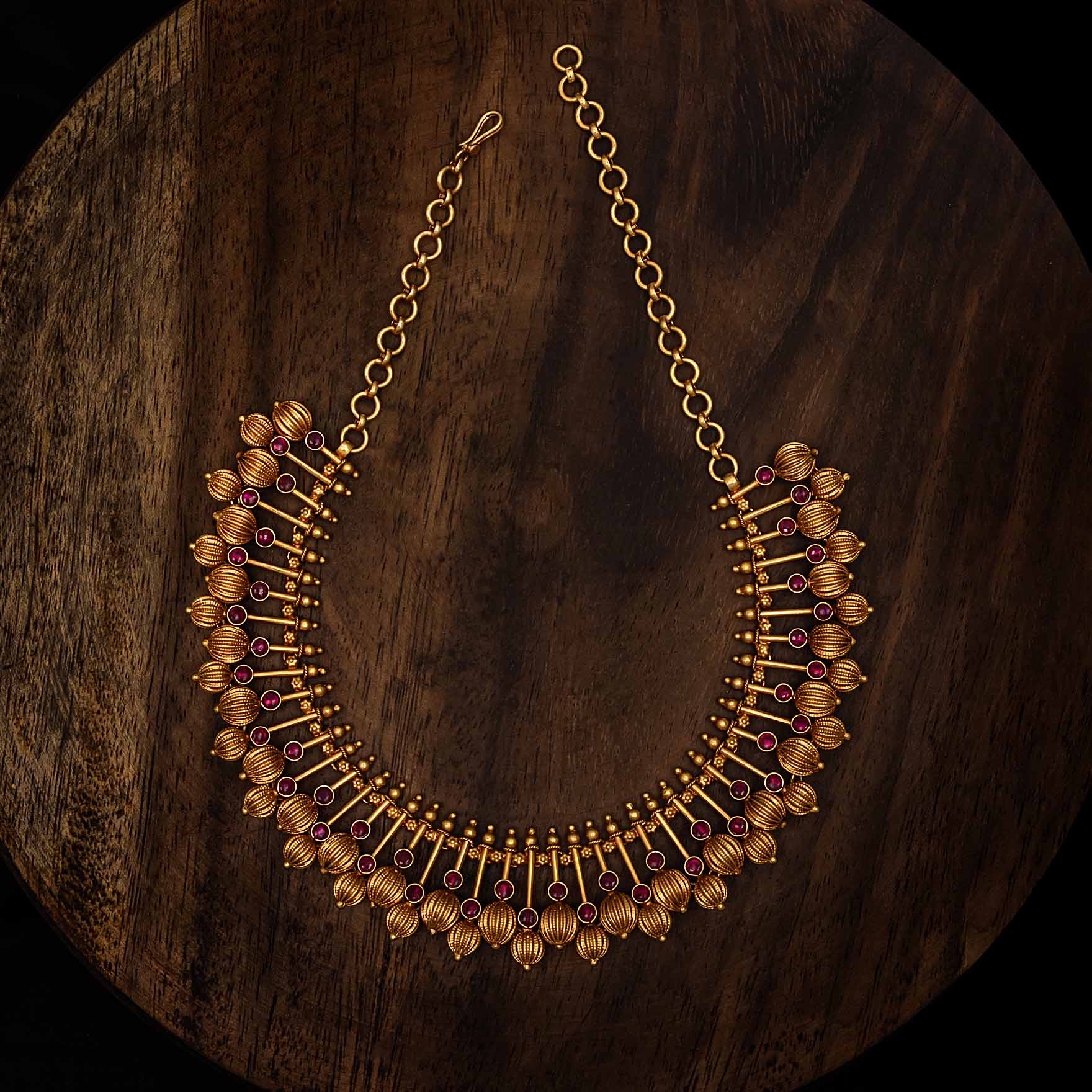 Buy 24k Pure Gold Layered Necklaces Online | Parakkat Jewels