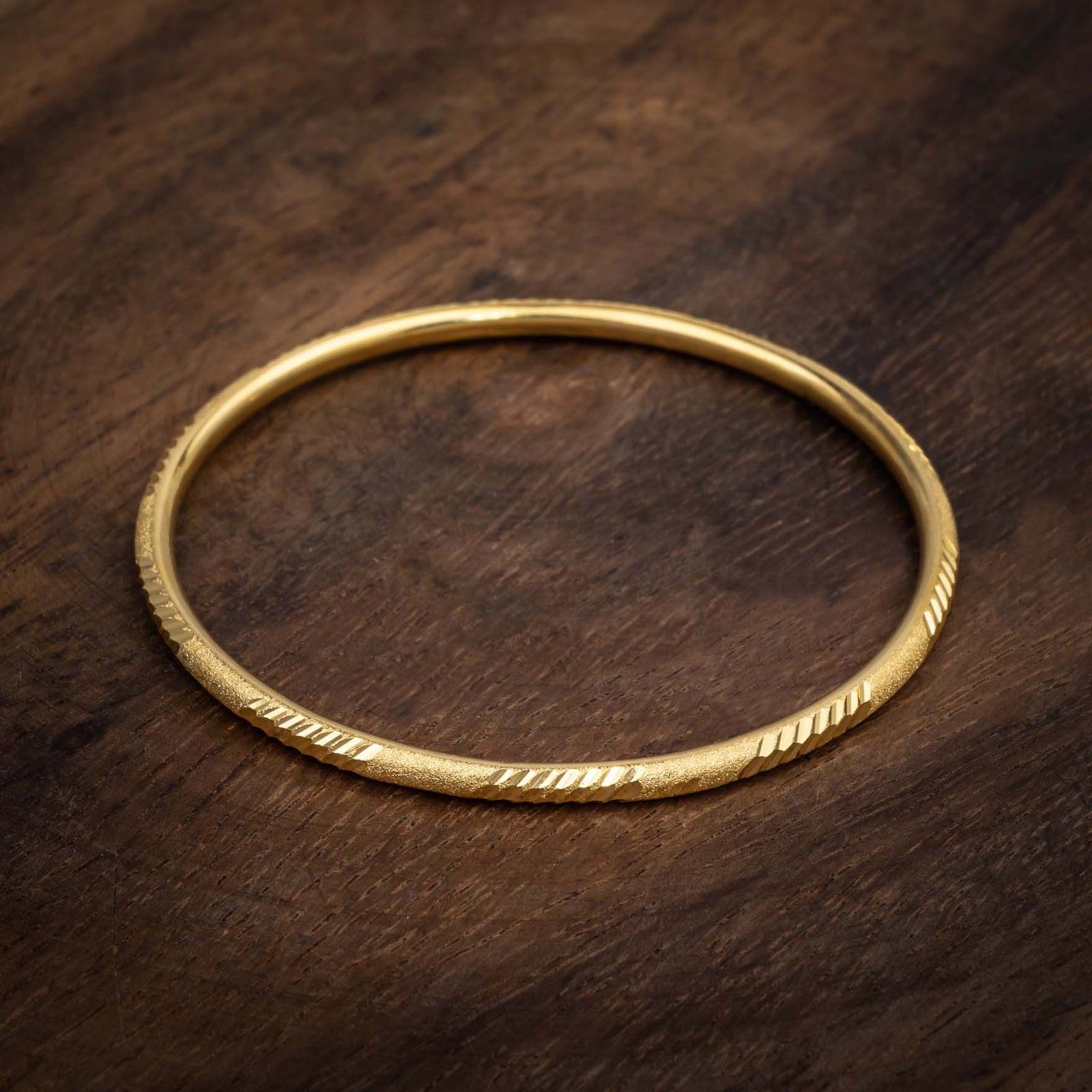 Buy Golden Bangles Designs Online in India | Parakkat Jewels