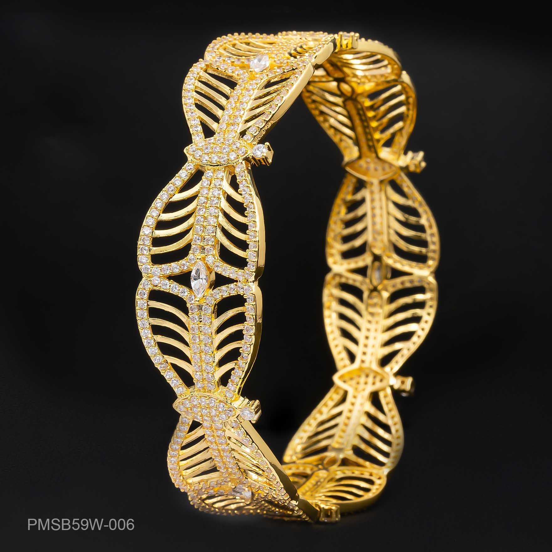 Get Premium Stone Bangles Online for Women | Parakkat Jewels