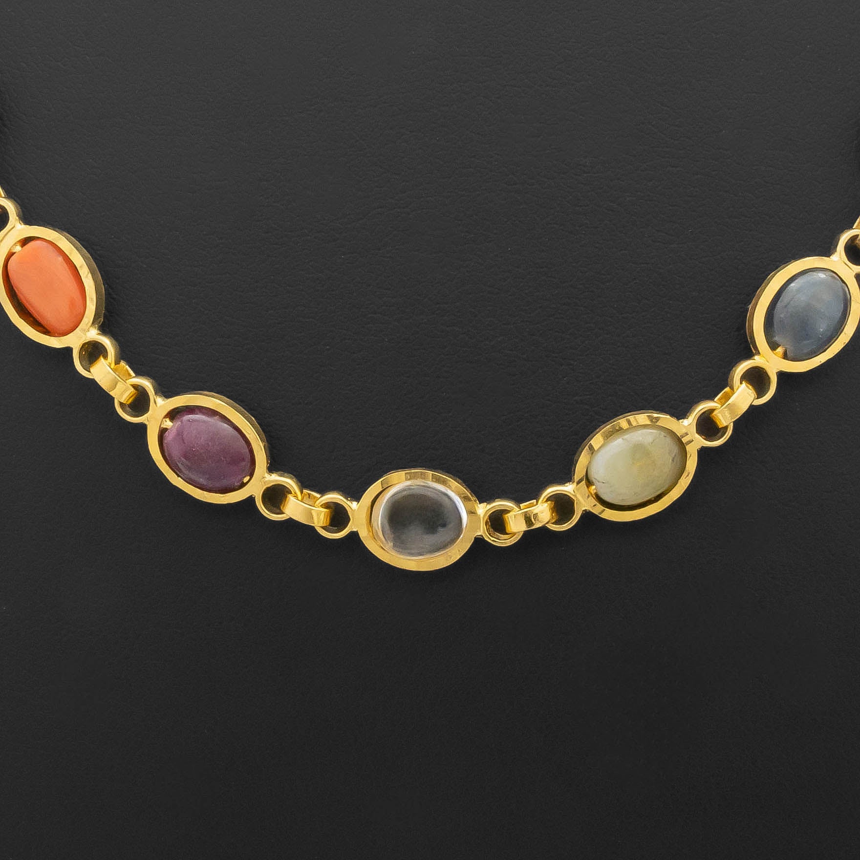 Premium Navaratna Stone Chain PMRNNSC5-0531