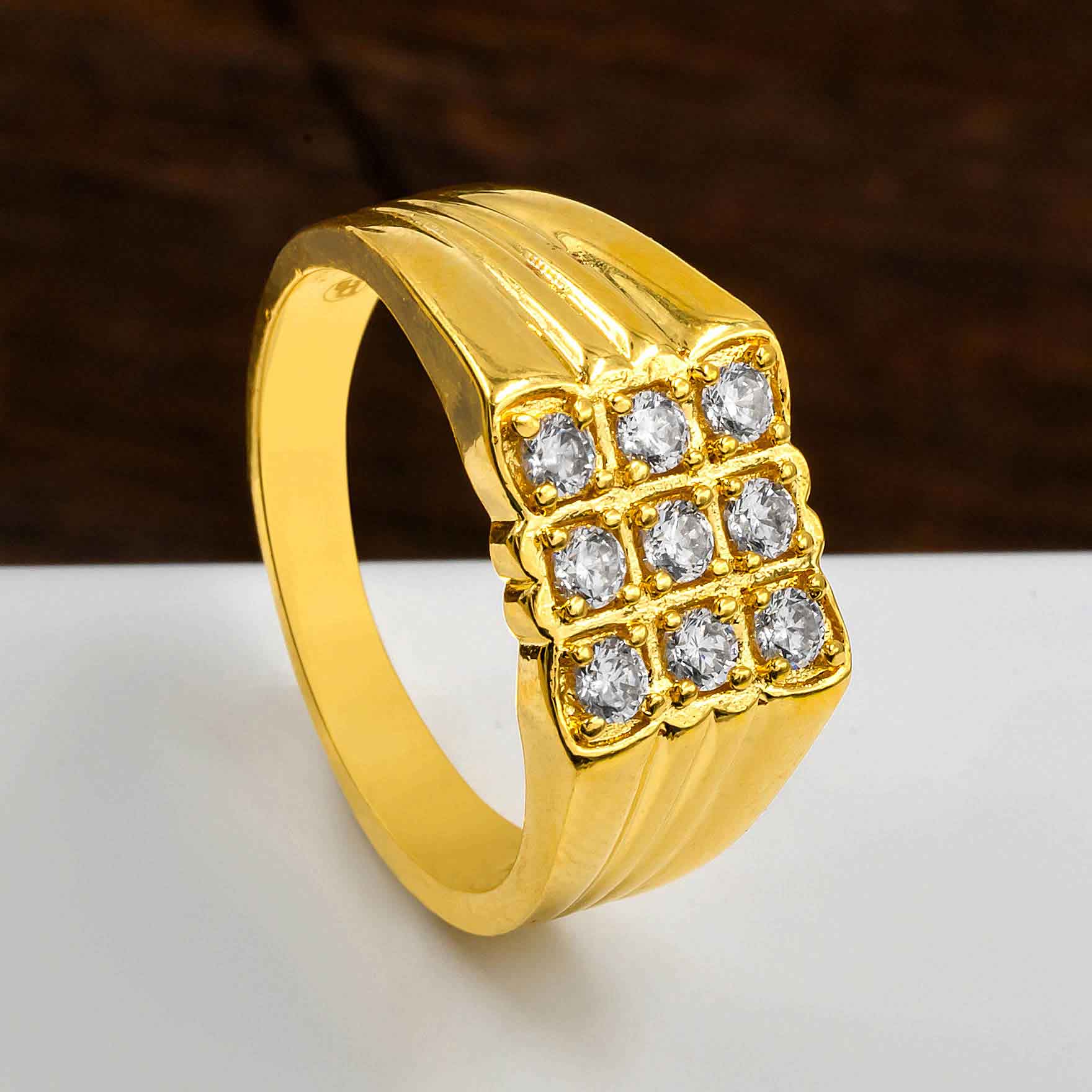 Gents Stone Ring PSGR6W-003