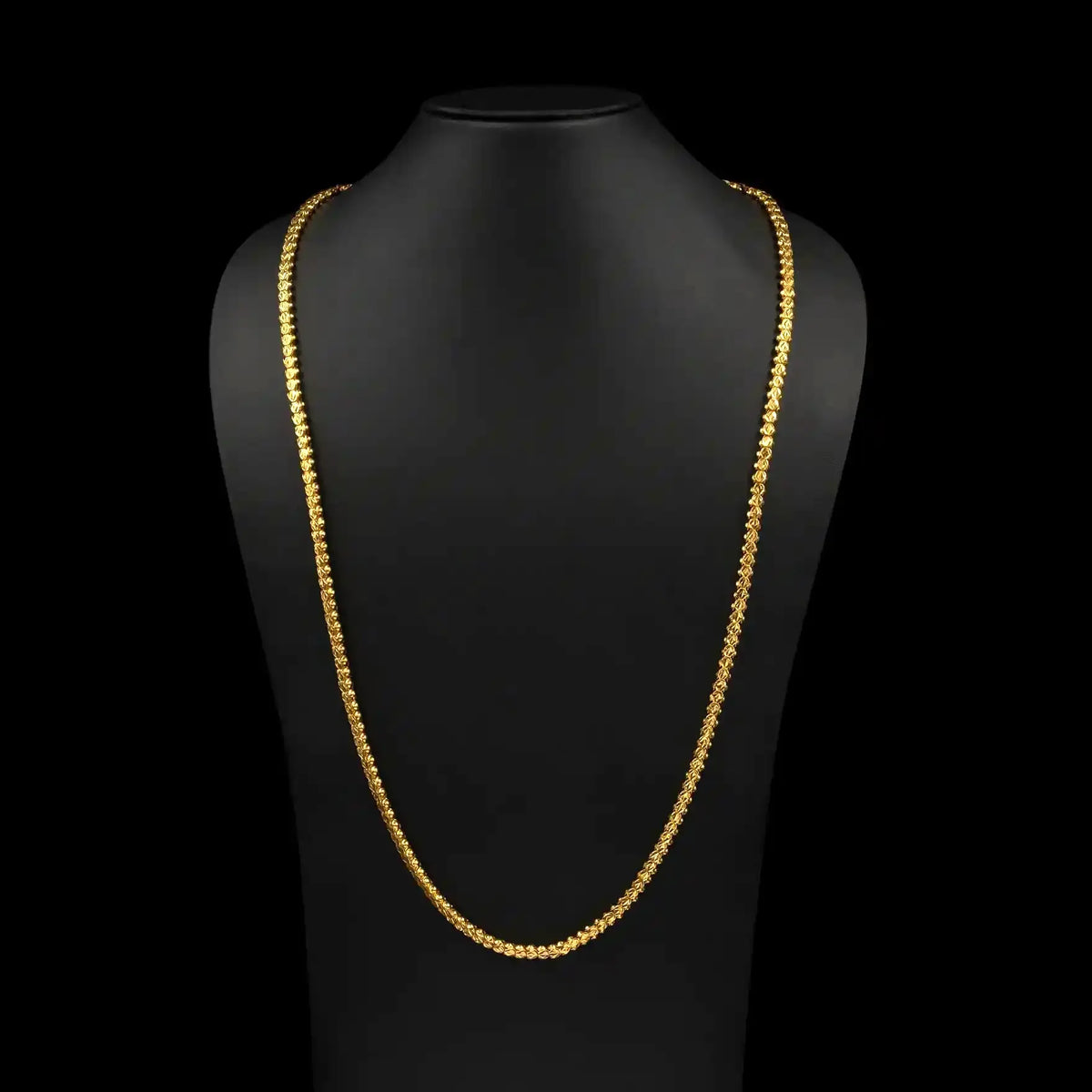 Shop 1 Gm Gold Plated Chain Designs Online | Parakkat Jewels