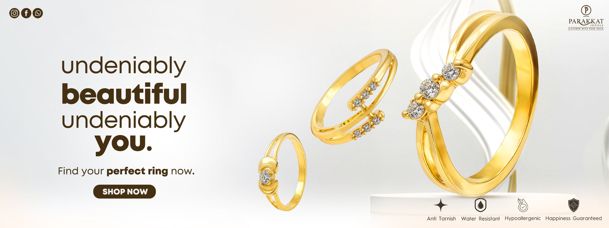 Shop Pure 24k Gold Plated One Gram Jewellery - Parakkat Jewels